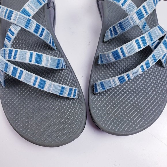 Chaco | Shoes | Chaco Womens Zong X Ecotread Sandals Slip On Blue ...